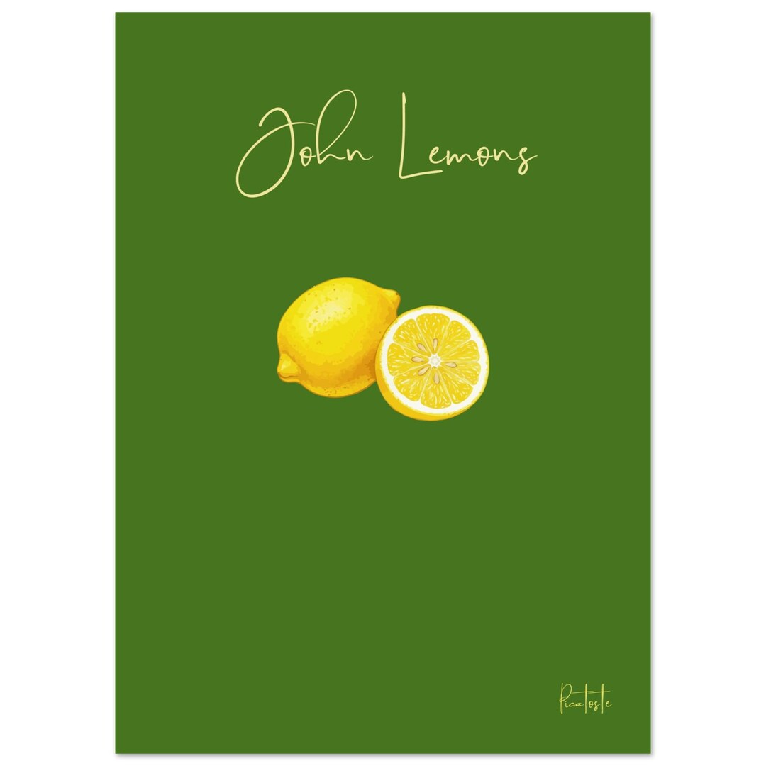 John Lemons--classic Matte Paper Poster 13x18 Cm / 5x7″ - Etsy