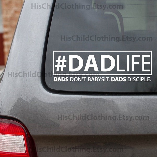 Christian Dad Car Decal - Etsy