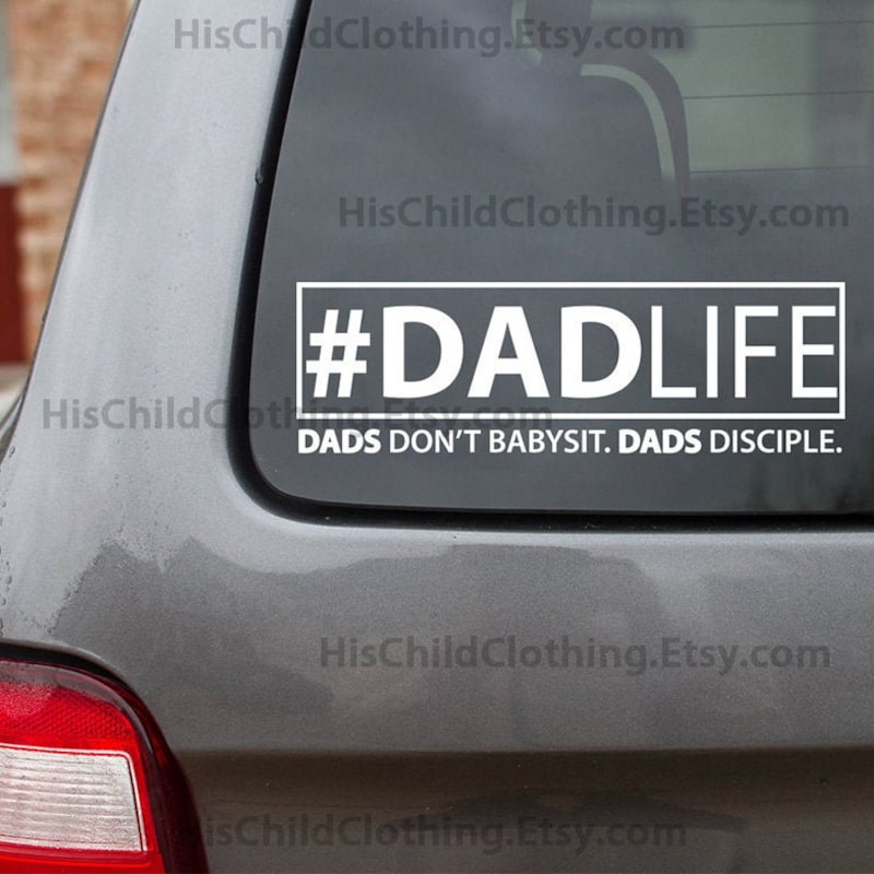 Christian Dad Car Decal - Etsy