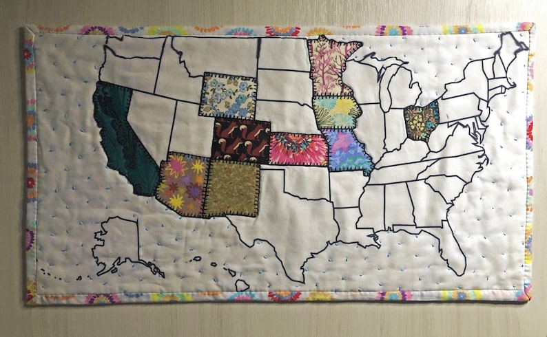 KIT! to Make States in Stitches - Etsy