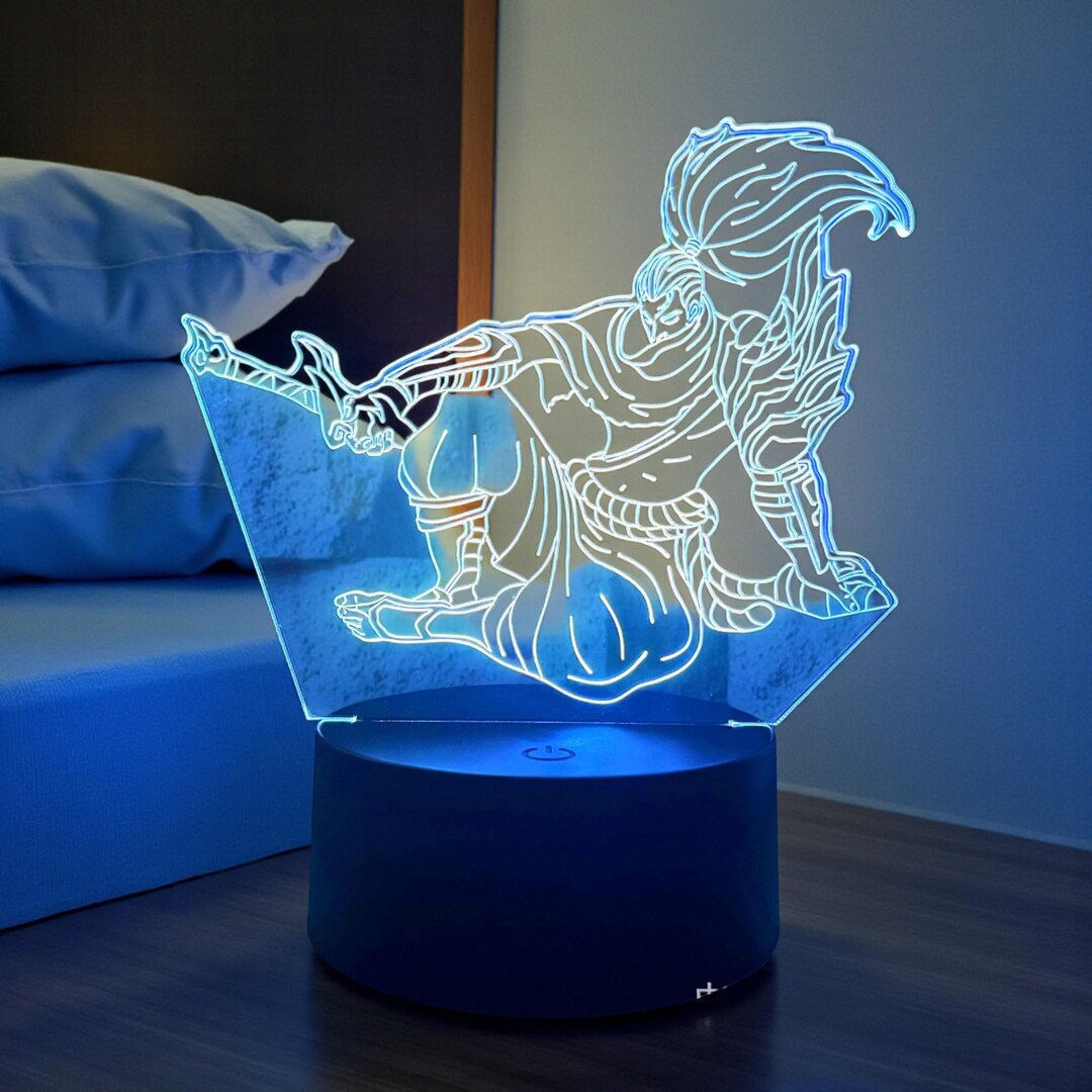 3D League of Legends Night Light,led USB Lamp, Desk Table Decor ...