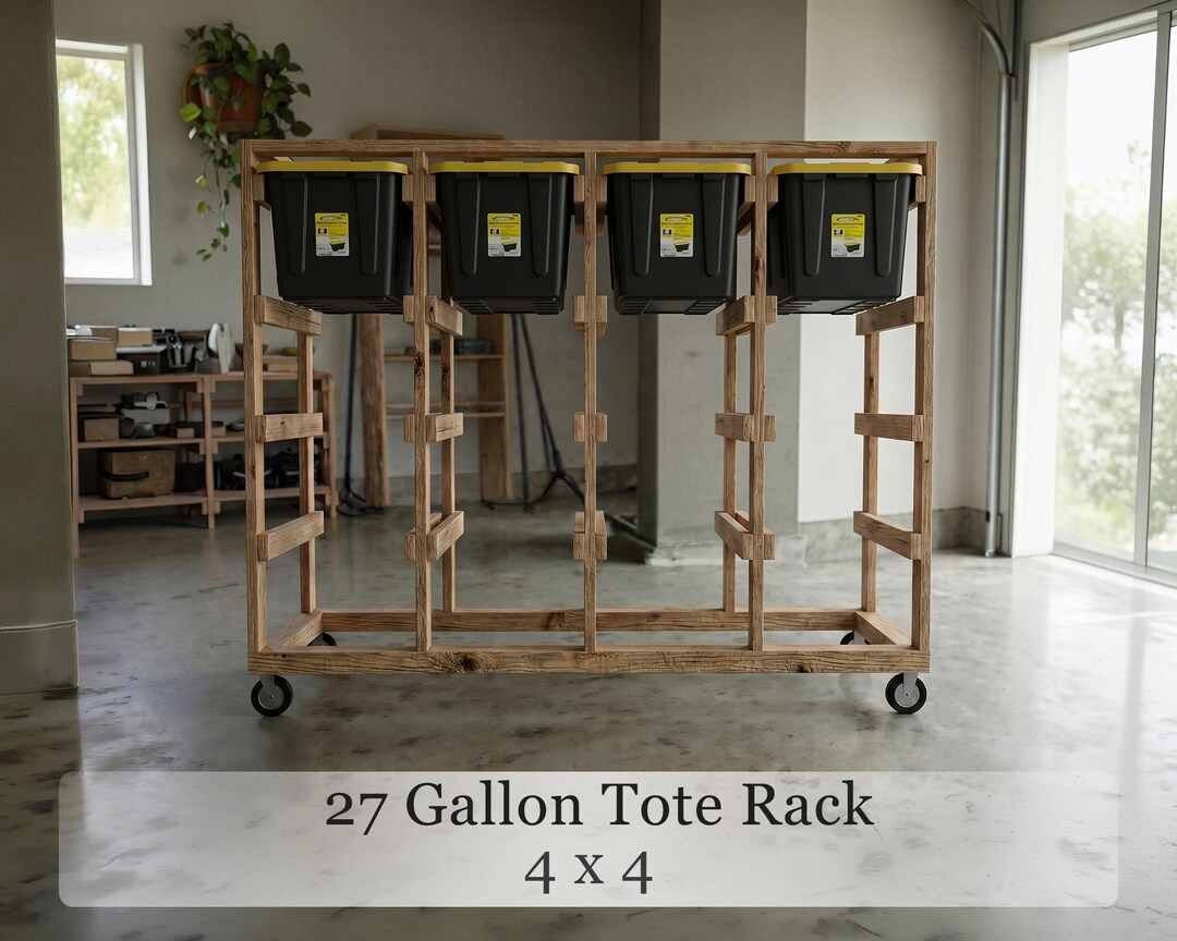Rolling Lumber Storage Cart Plans | Mobile Wood Rack DIY (PDF Download ...