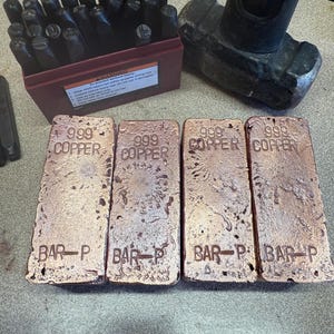 2lb Hand Poured .999 Copper Ingot/bar. Raw Finish - Etsy