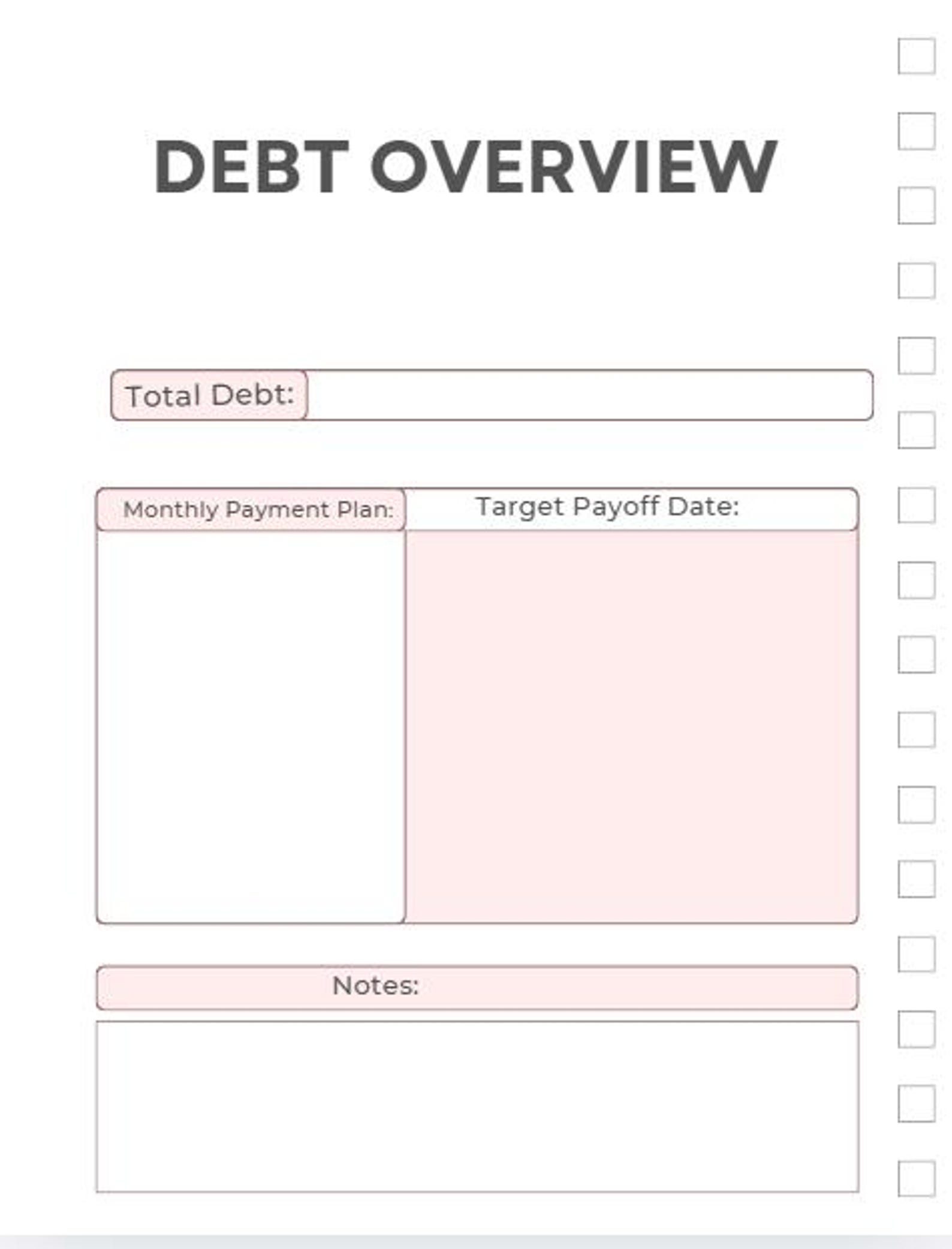 Debt Tracker Printable Bundle | Debt Payoff Tracker | Debt Snowball ...