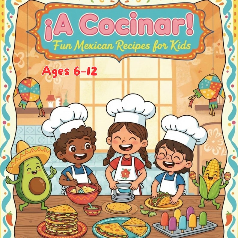 Mexican Cookbook for Kids | Easy Recipes | Learn Mexican Culture ...