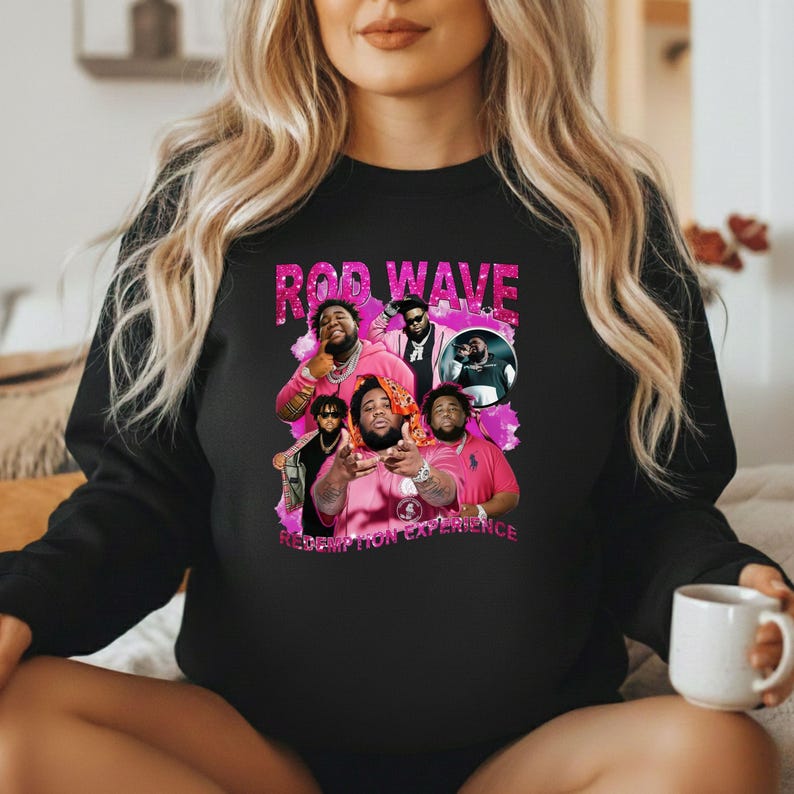 Rod Wave Concert PNG 2026, Redemption Experience Tour Fan Art Digital ...