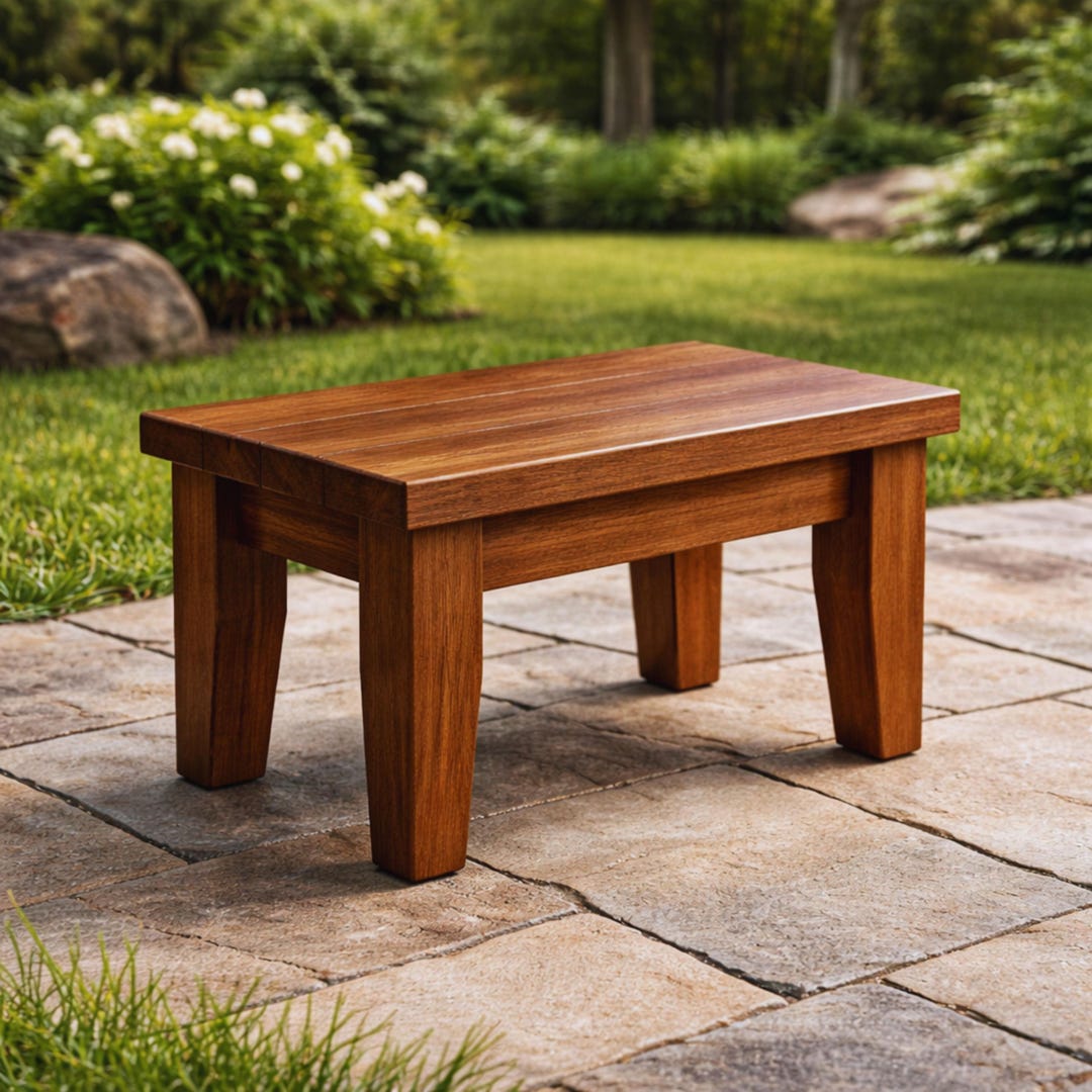 DIY Outdoor Stool Plans, Garden Wood Stool Build, Easy Woodworking PDF ...