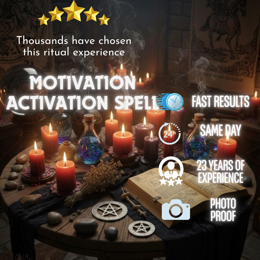 Motivation Activation Spell | Ignite Inner Drive & Take Action | Energy ...