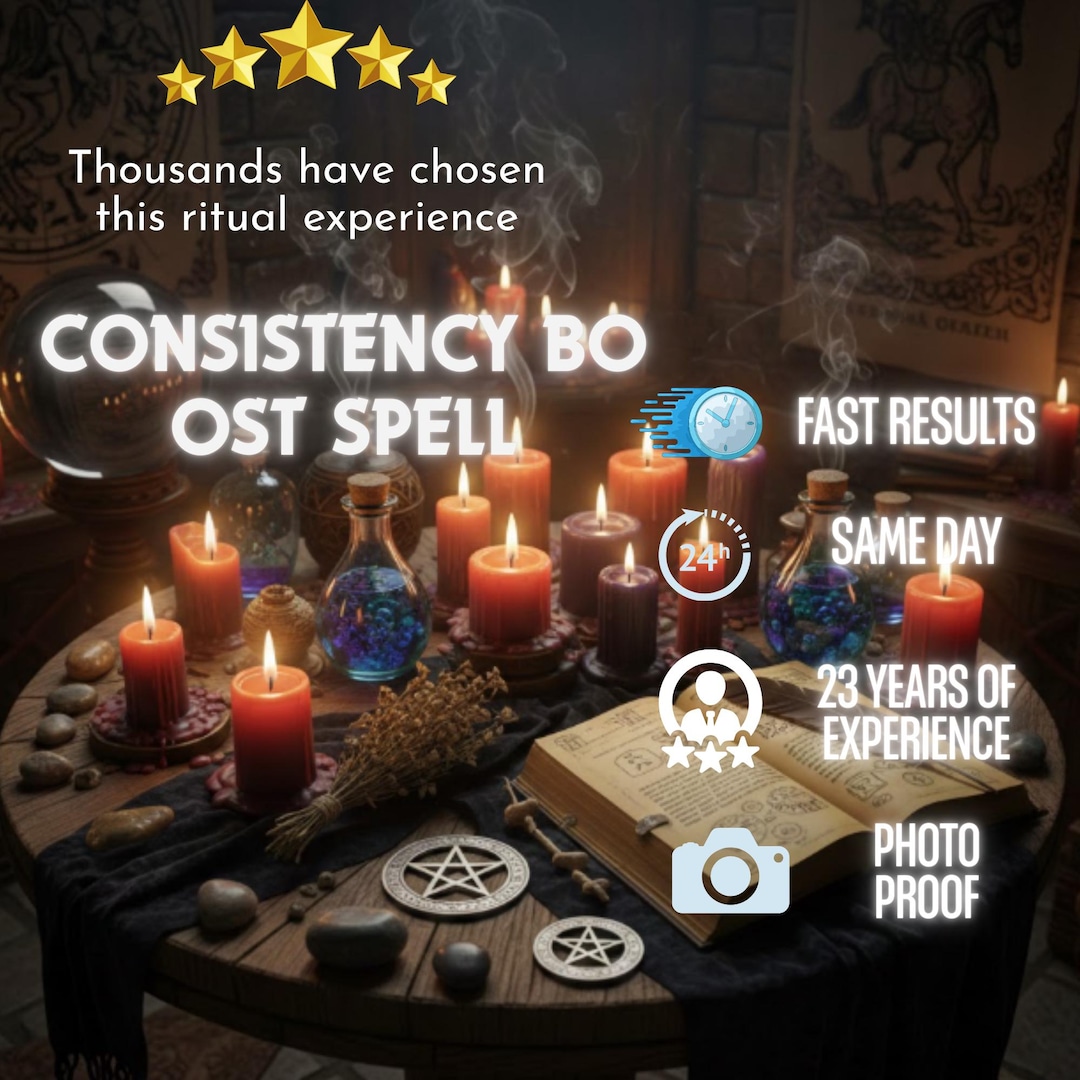 Consistency Boost Spell | Build Steady Habits & Follow-through ...