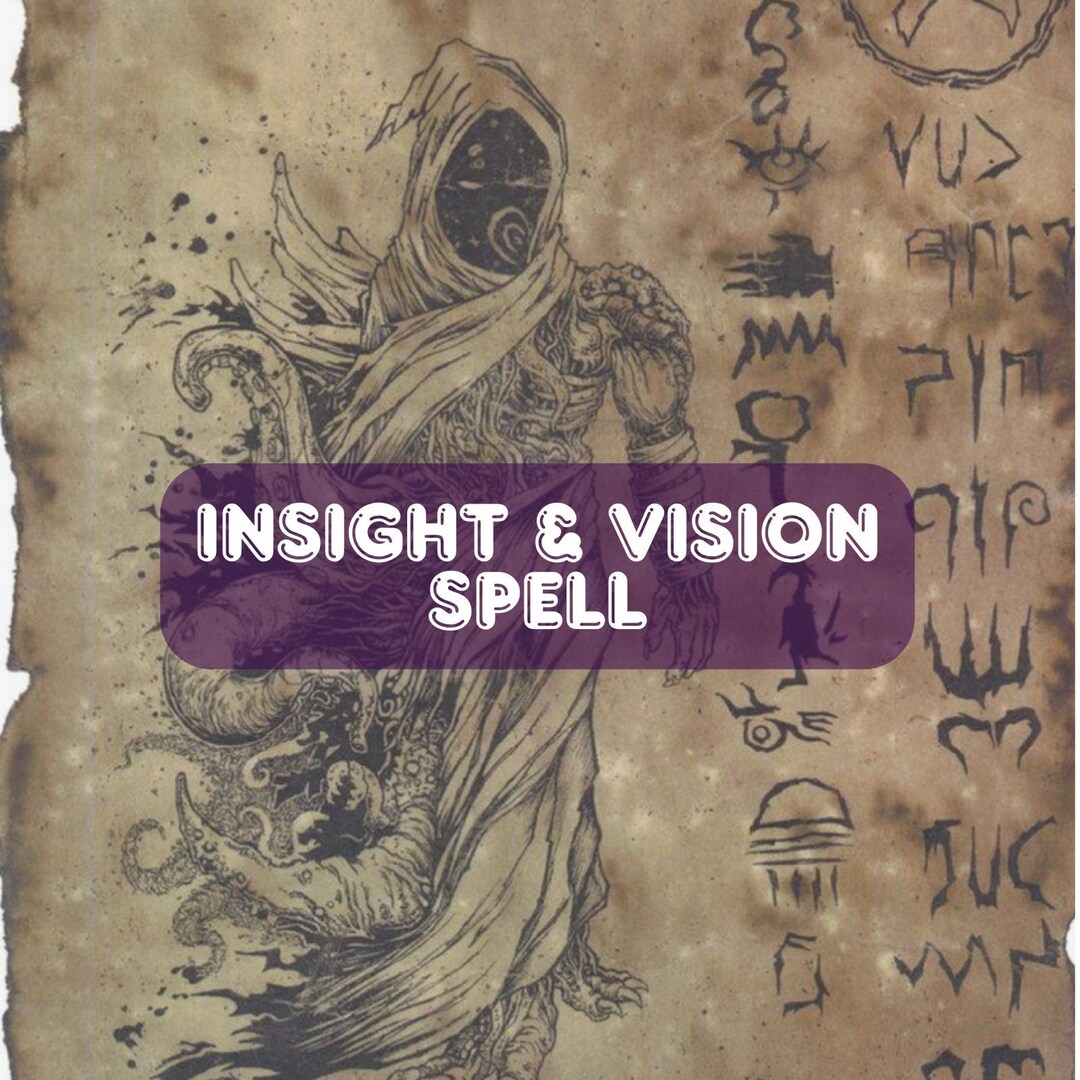 Insight and Vision Spell – Intuition Enhancement, Clarity & Spiritual ...