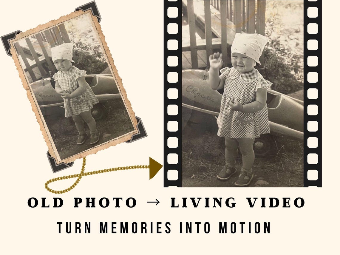 Old Photo to Living Video | AI Photo Animation | Turn Memories Into ...