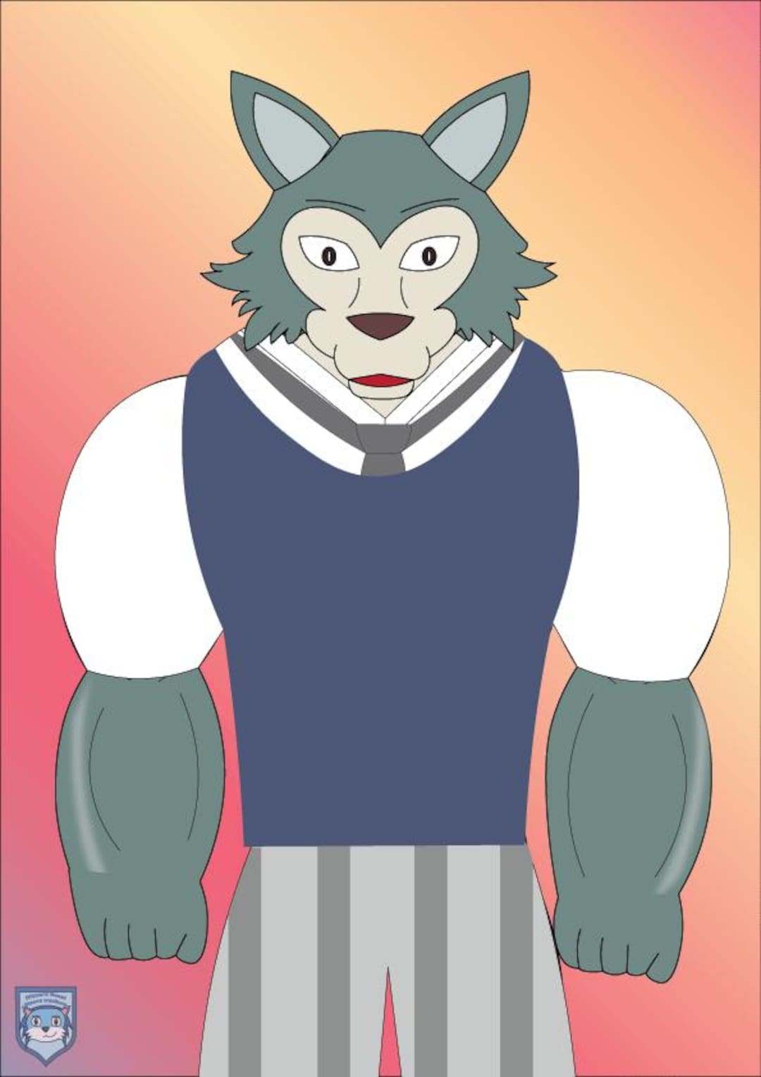 Legoshi From Beastars by Blizzardbeastbizarrecreations Prints - Etsy