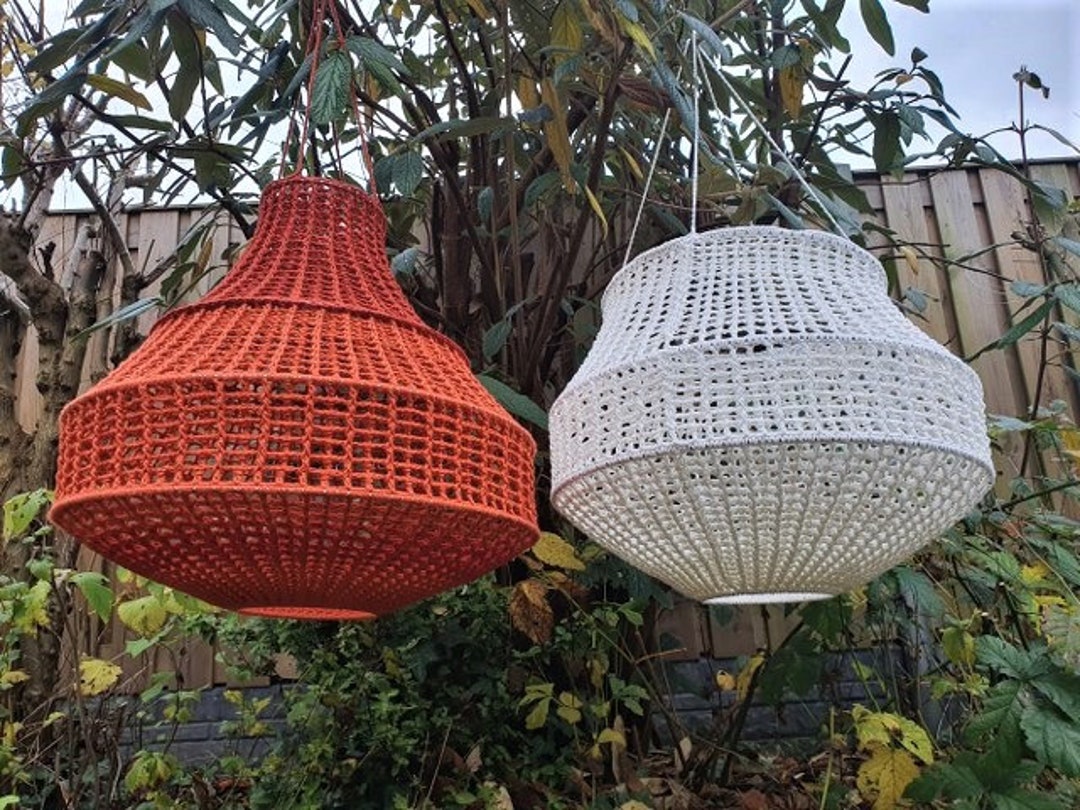 Haakpatroon Lamp Sara - Crochet Pattern Lamp Sara - Etsy