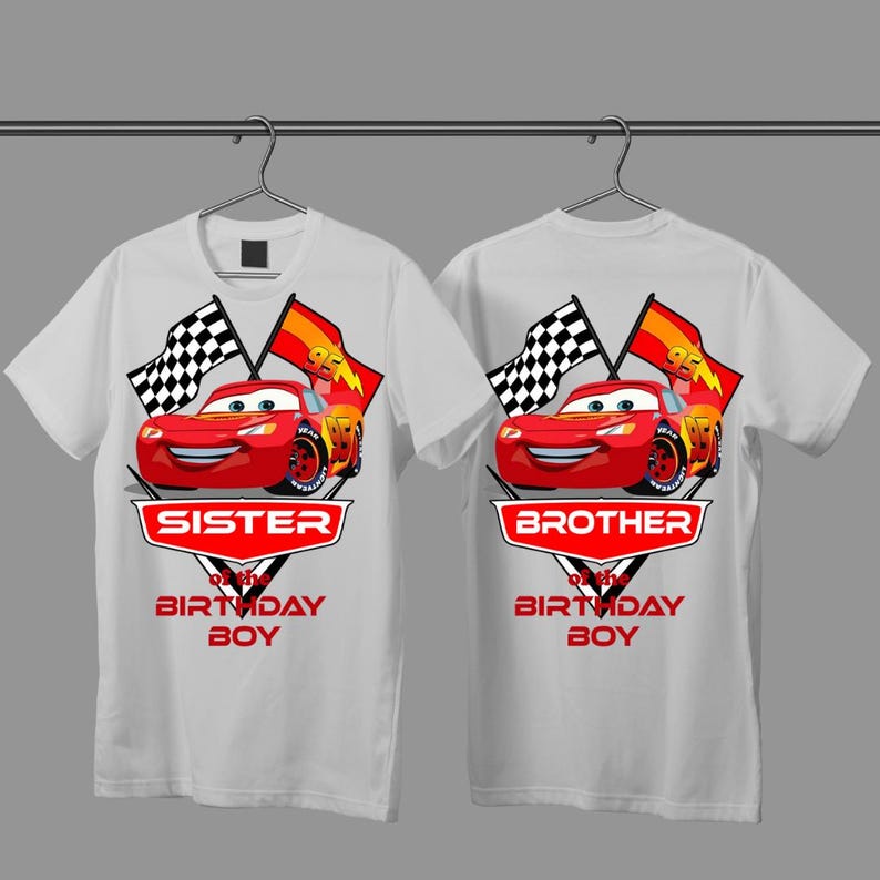 Racing Car Family Birthday PNG, Cars Birthday Boy Design, Race Car ...