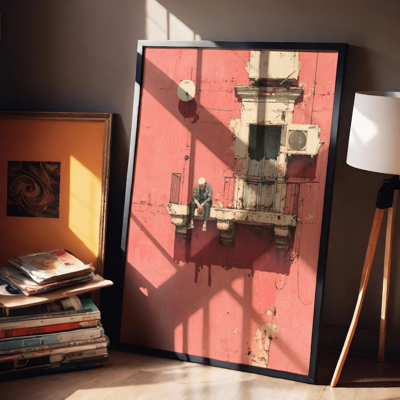 Pink City Balcony - Etsy