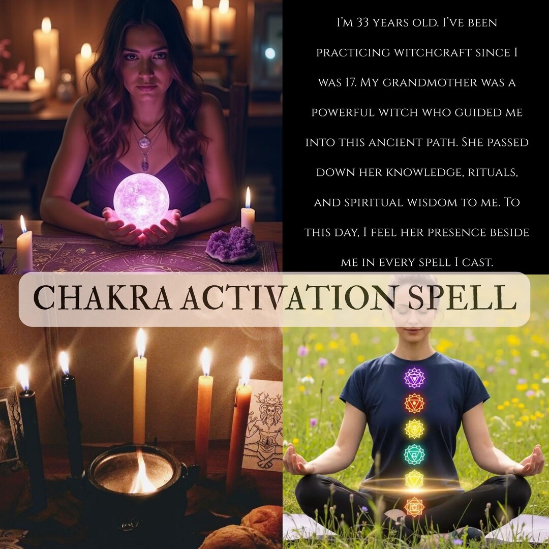 Chakra Activation Spell – Energy Alignment, Inner Flow & Spiritual ...