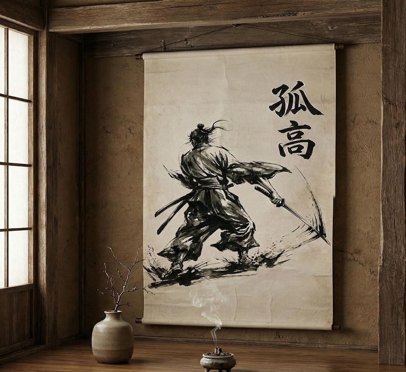 Sumi-e Samurai Bundle - Ultra High-res PNG - Japanese Ink Wash Clipart ...