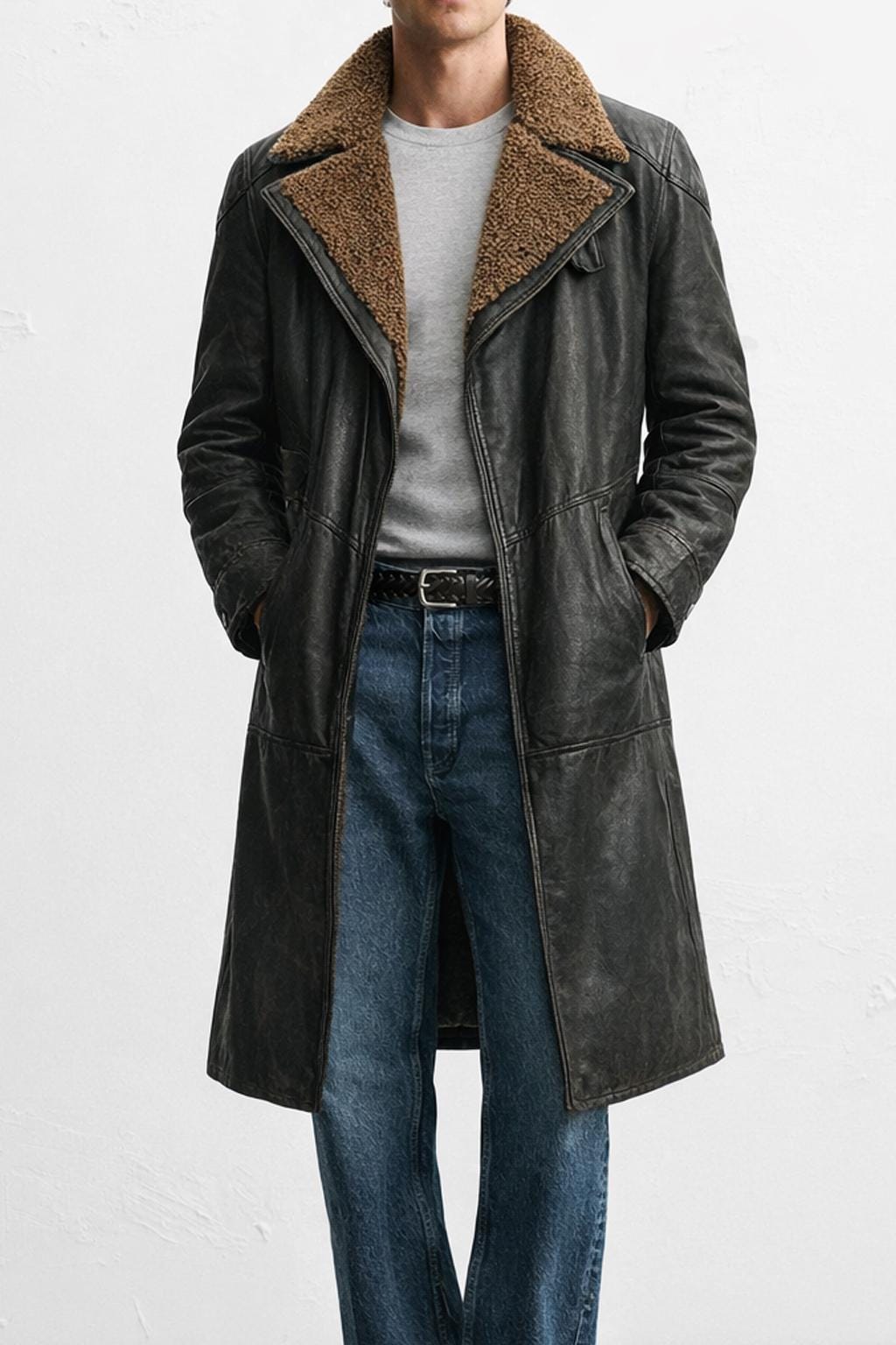 Blade Runner 2049 Officer K Coat | Ryan Gosling Long Leather Trench ...
