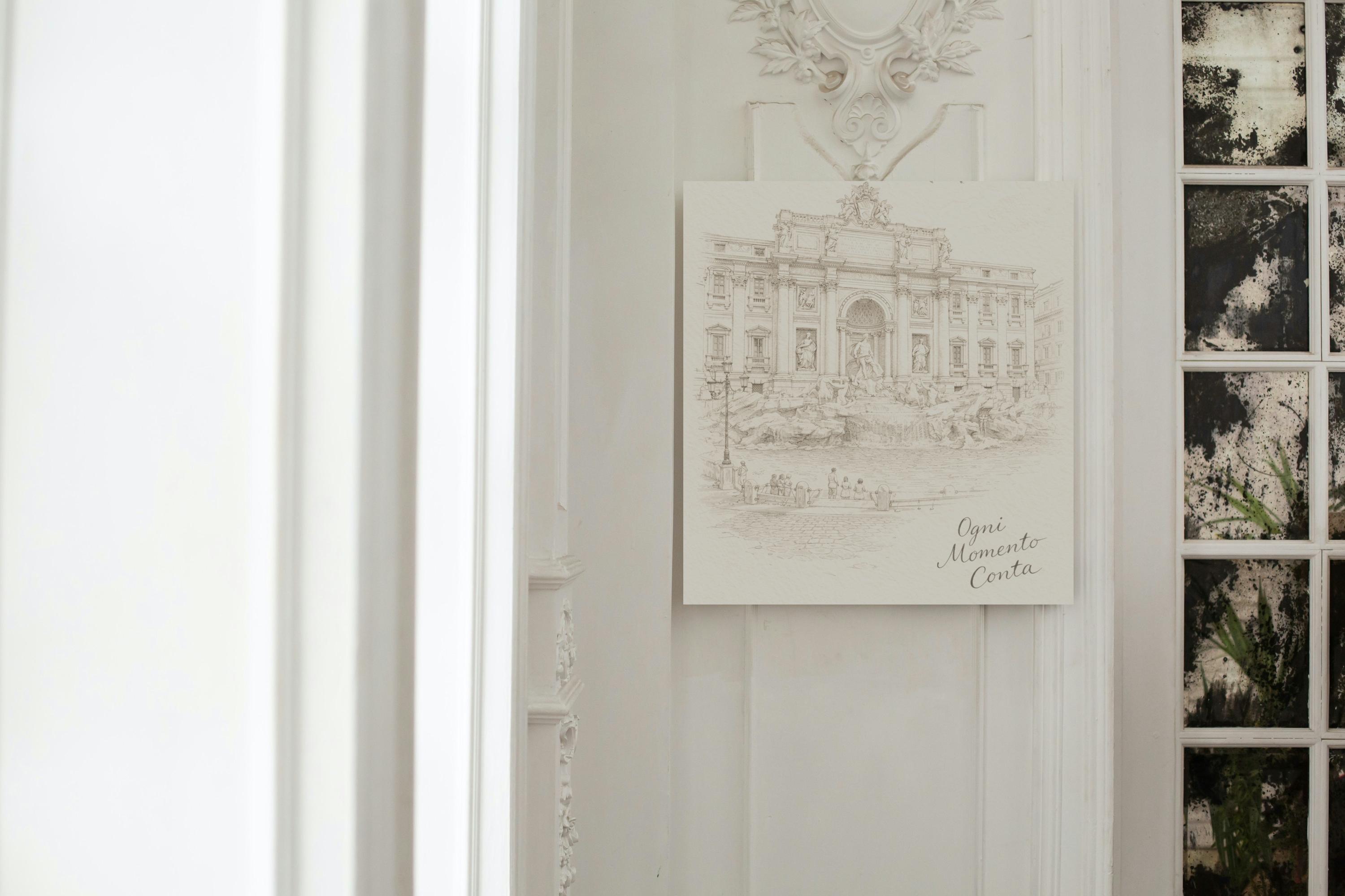 Rome Wall Art Print - Trevi Fountain - Etsy