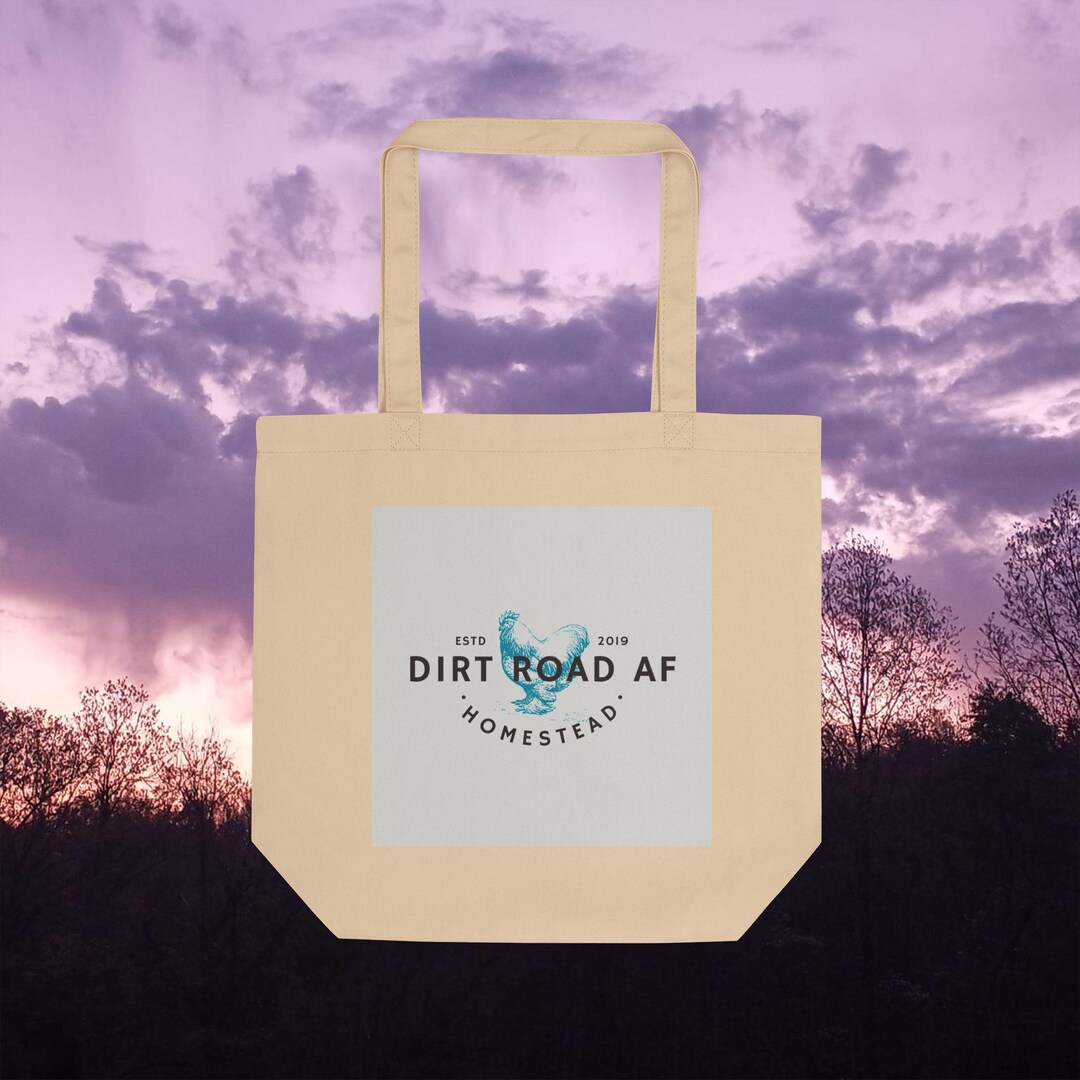 Dirt Road AF Homestead Tote Bag | Farm Logo Eco Tote - Etsy