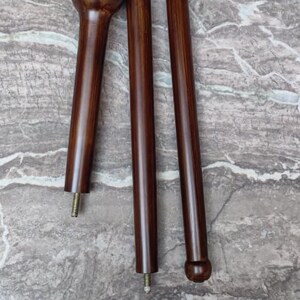 1920s Style African Rosewood Walking Stick | Solid Mahogany Hardwood ...