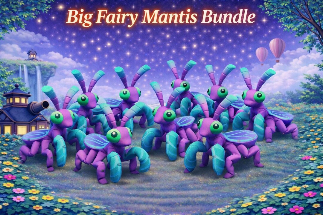 Palia I Big Fairy Mantis Plushie - Etsy