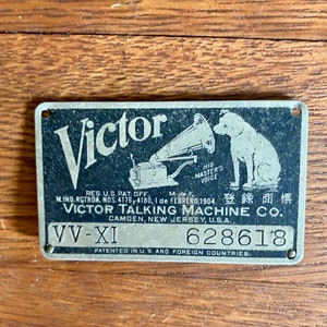 Antique 1920s Old RCA VV XI Victrola Victor Talking Machine Original ...