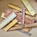 Vintage Lot of 19 Ruler Pieces, Wooden Rulers, Ruler Numbers, Wooden ...