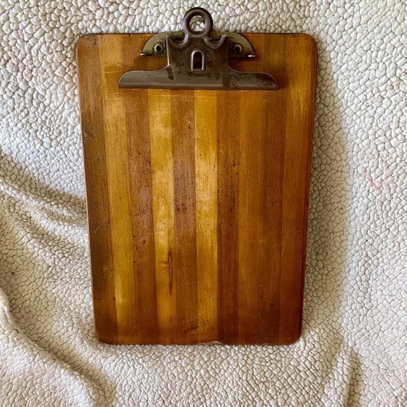Vintage Clipboard - Etsy