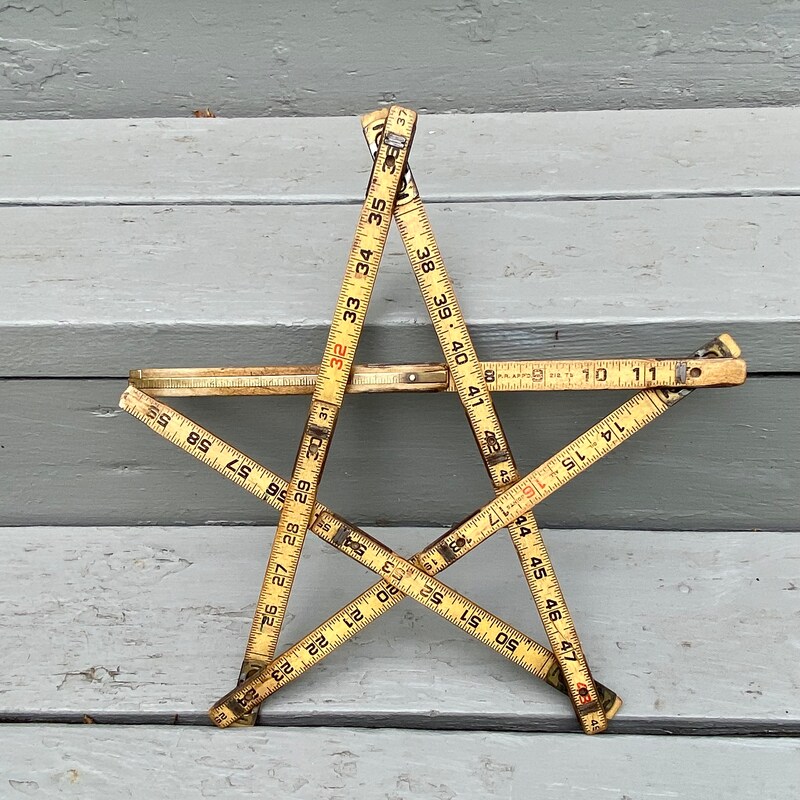 Folding Wood Ruler - Etsy