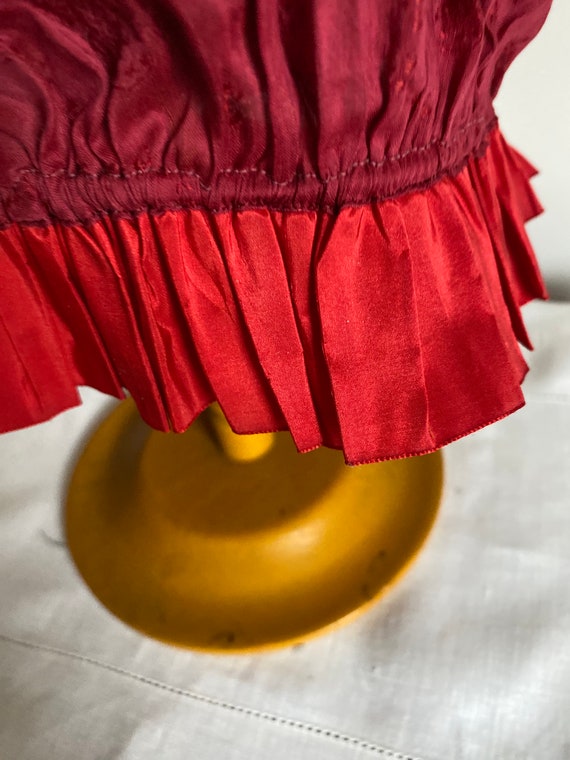 Victorian Edwardian Silk Sleep Cap, 1900s Boudoir Lin… - Gem