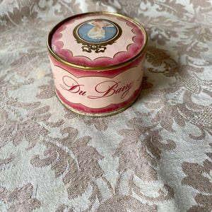 Vintage Dubarry Face Powder 5 Oz Full Oval Cardboard Box by Richard ...