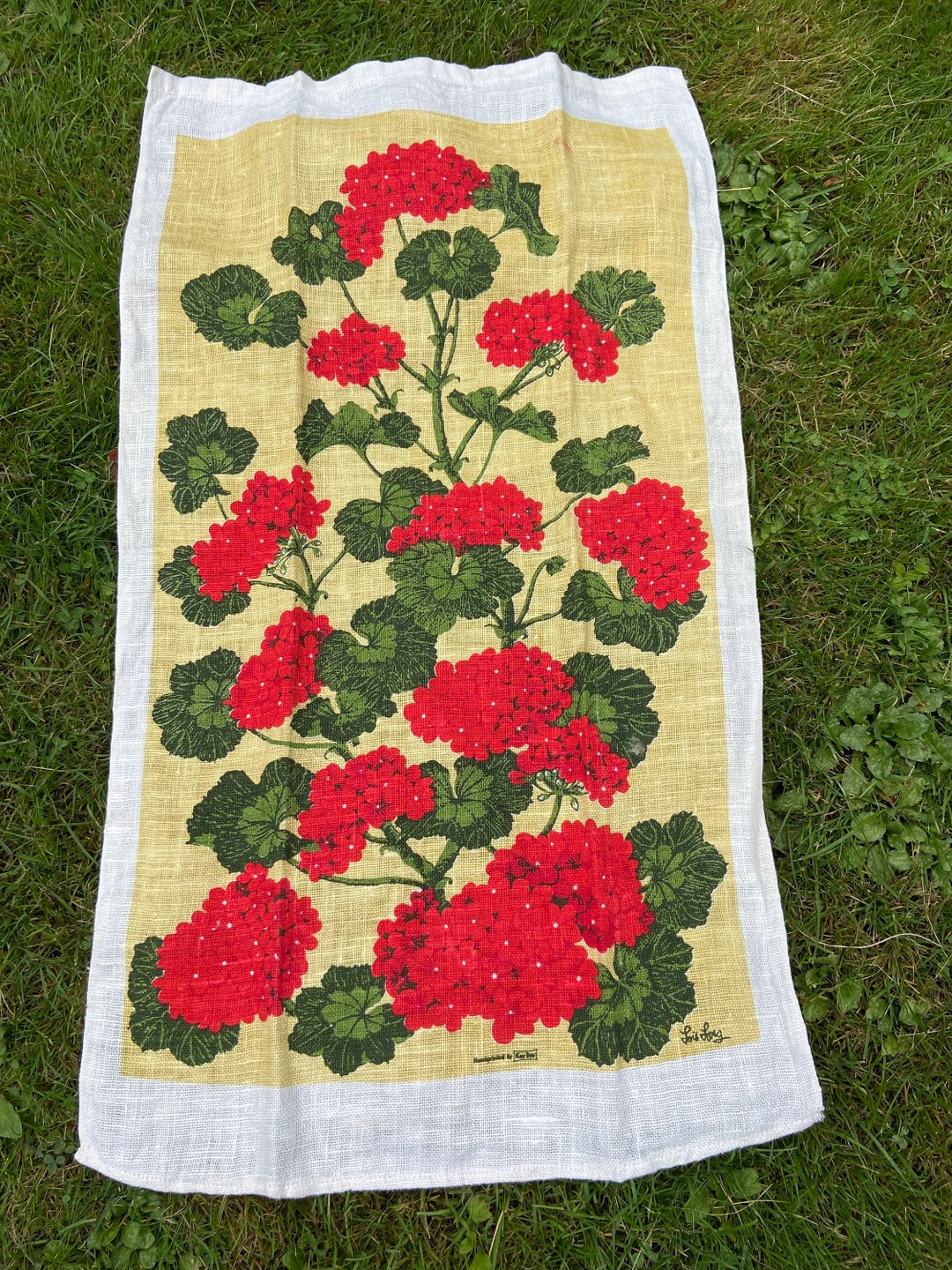 Vintage1960s New Old Lois Lang Tea Towel Tea Towel Gift Lois - Etsy