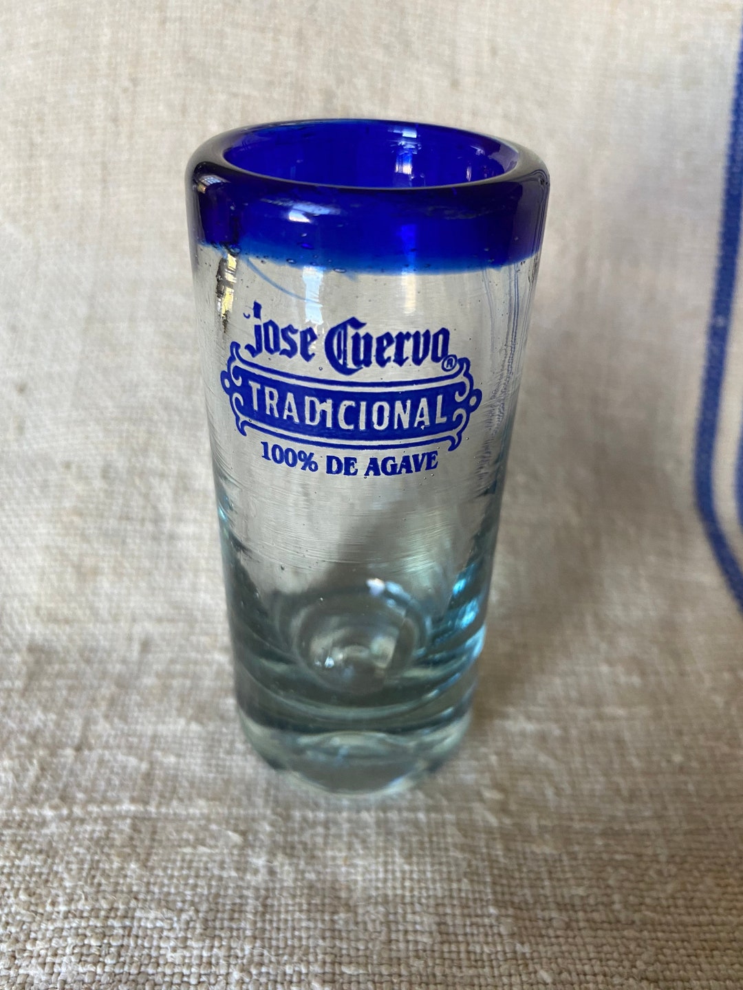 Vintage Jose Cuervo Shot Glass, Tequila Measure, Vintage Bar Ware, Gift ...