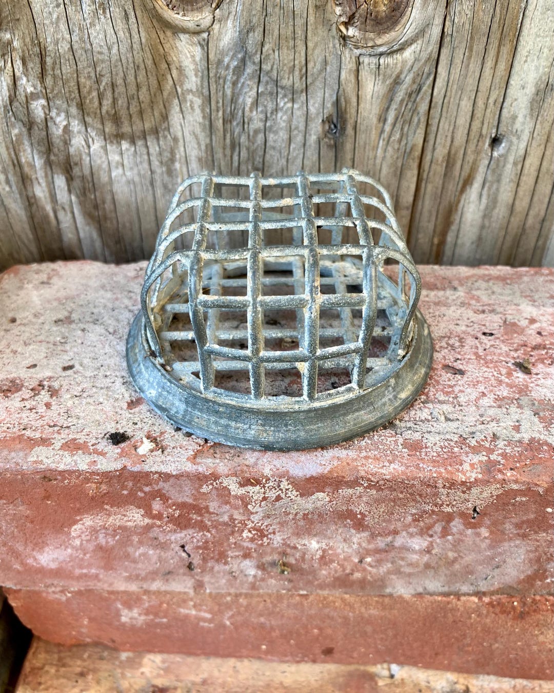 Vintage 1950s Metal Flower Frog Cage Style,flower Holder Arranging ...