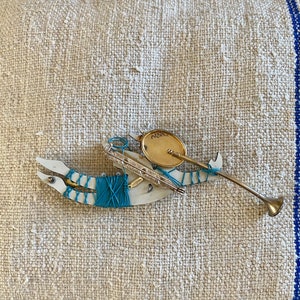 Vintage 1990s Liztech Retired,signed Dated Angel Brooch, Herald Angel ...