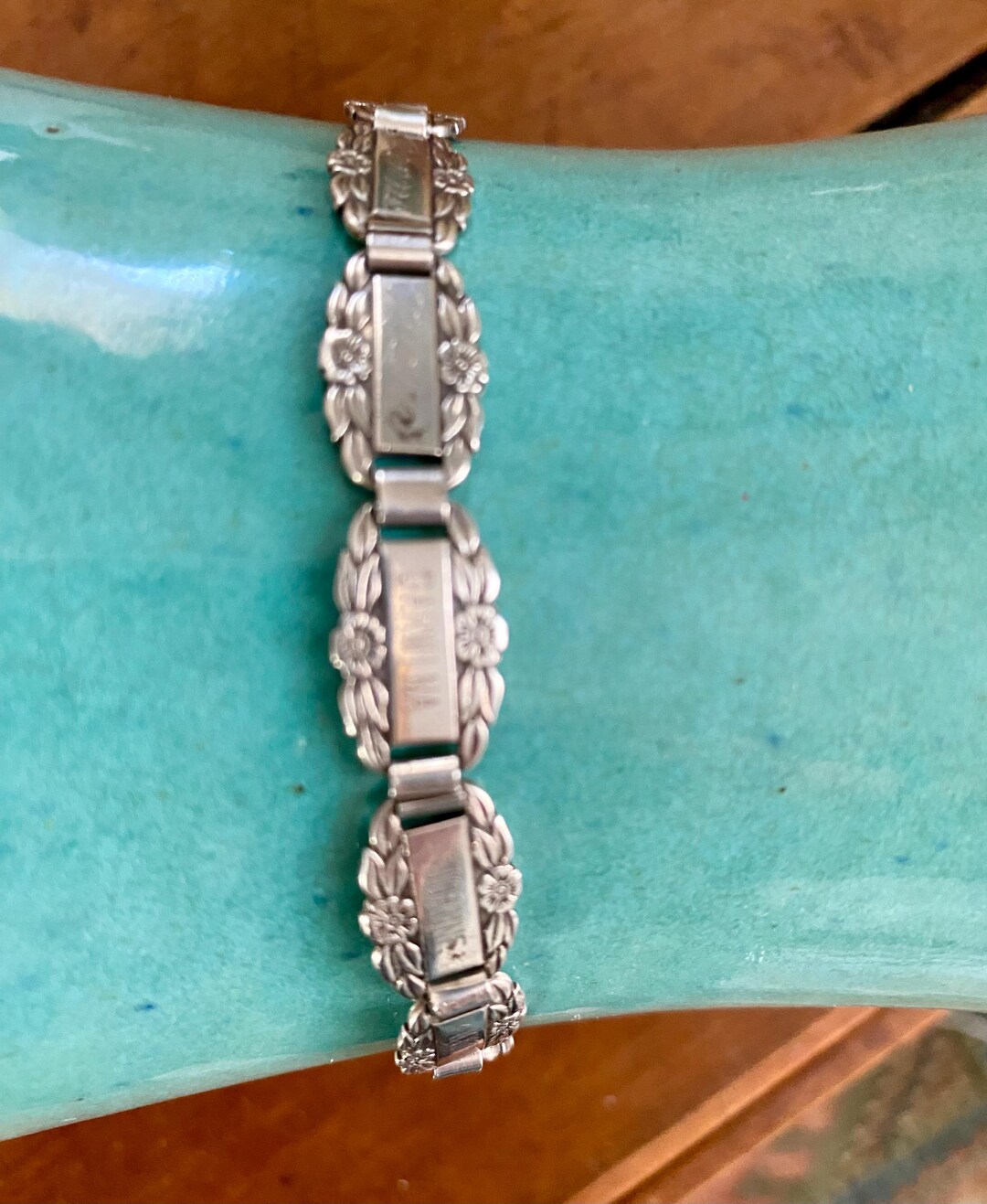 Vintage Art Deco WWII Eras Sterling Forget Me Not 6.5 Inches 10 Floral ...