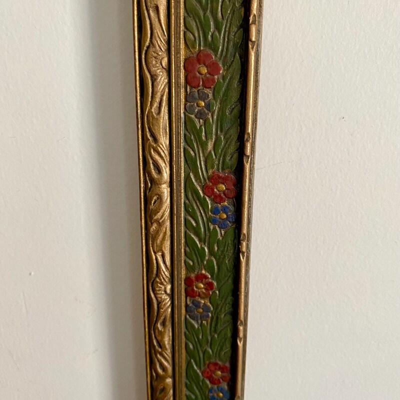 Antique Carved Flower Frame - Etsy