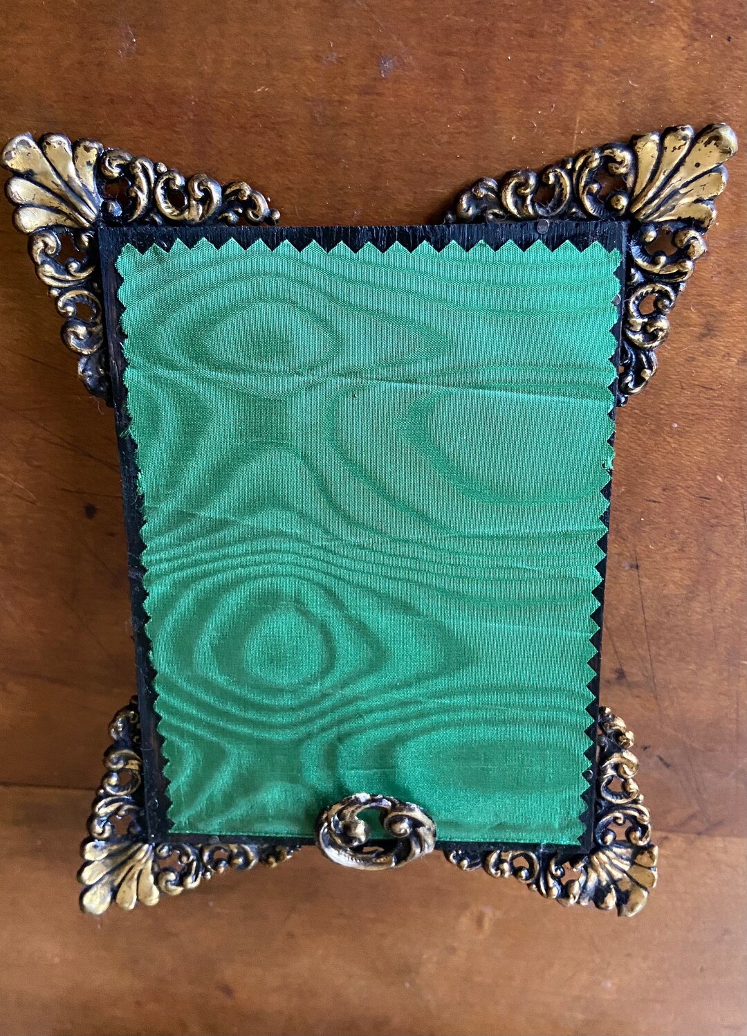 Vintage OOAK Gothic Steampunk Style Easel Back Photo Frame, Victorian ...