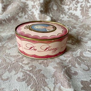 Vintage Dubarry Face Powder 5 Oz Full Oval Cardboard Box by Richard ...