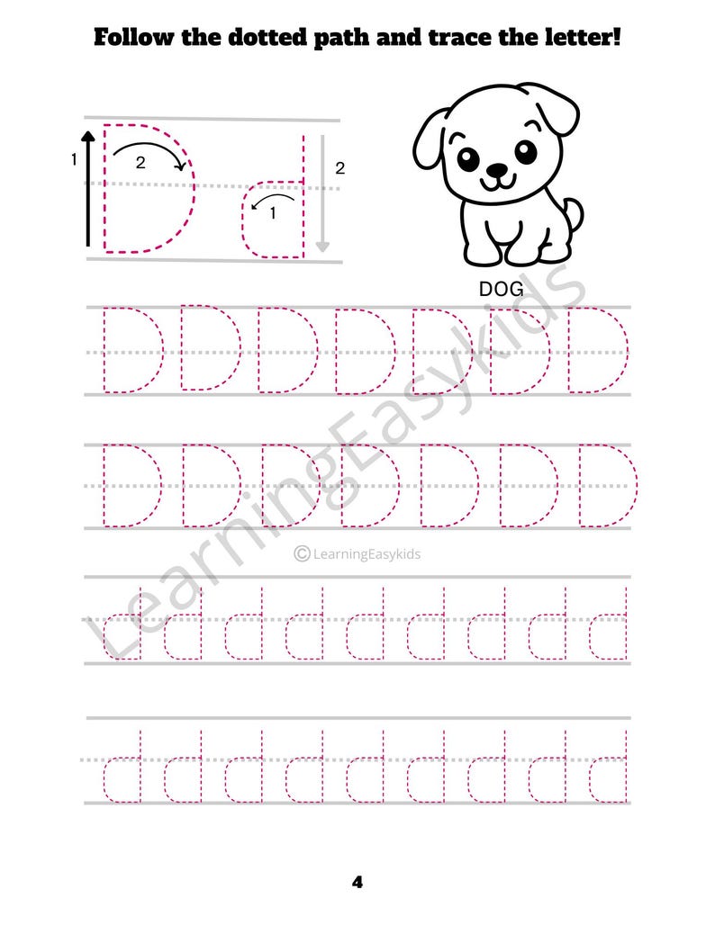 Alphabet Tracing Worksheets | A-Z Handwriting Practice (digital ...