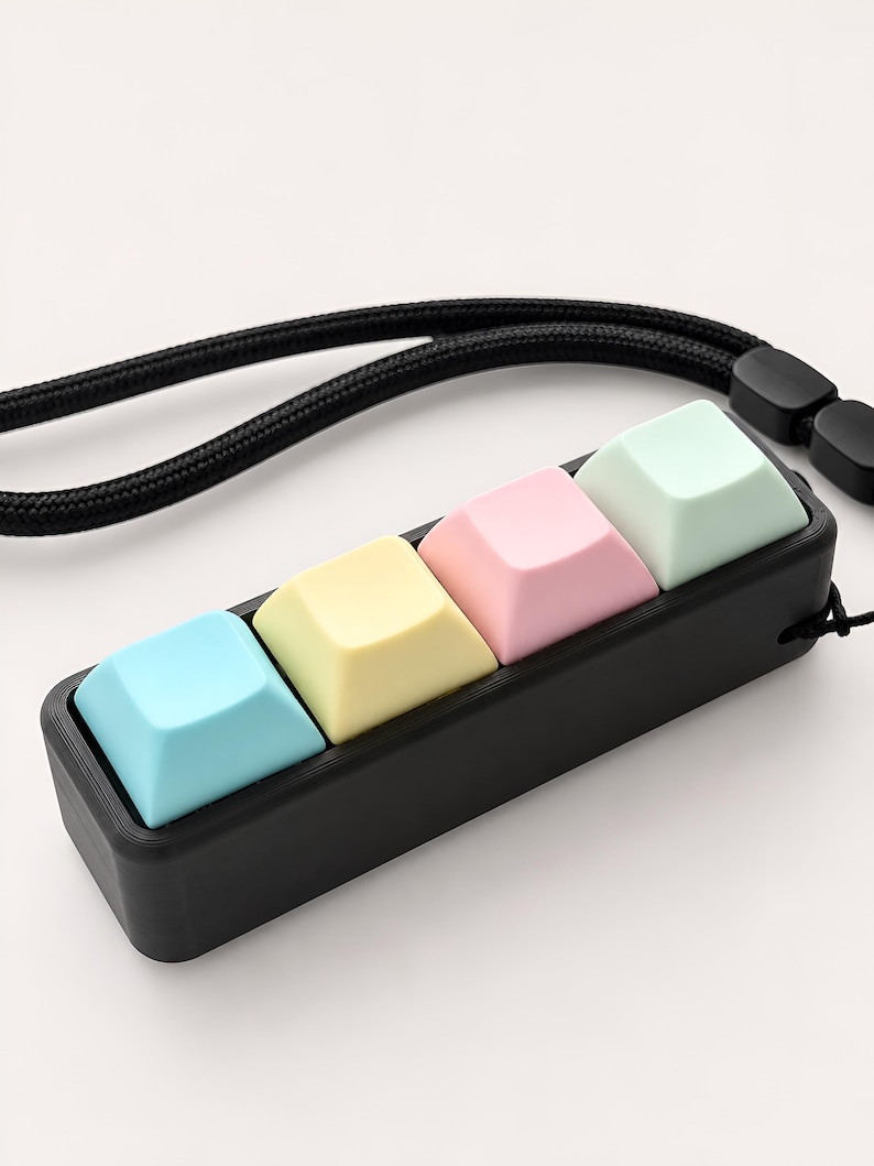 4-key Mechanical Keyboard Clicker Fidget, Matte, ASMR Sensory Toy - Etsy UK