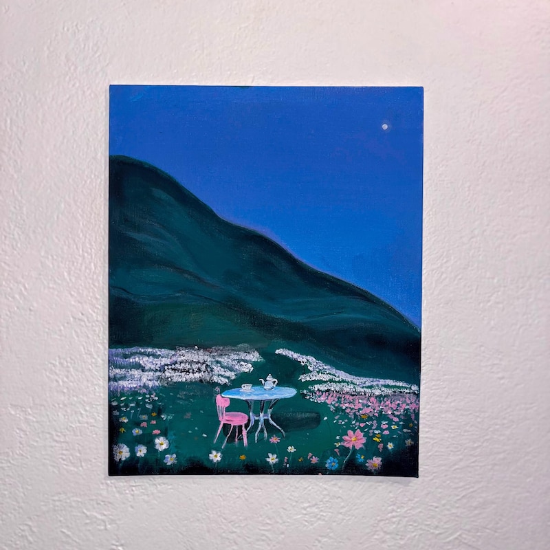 Gouache Space Painting - Etsy