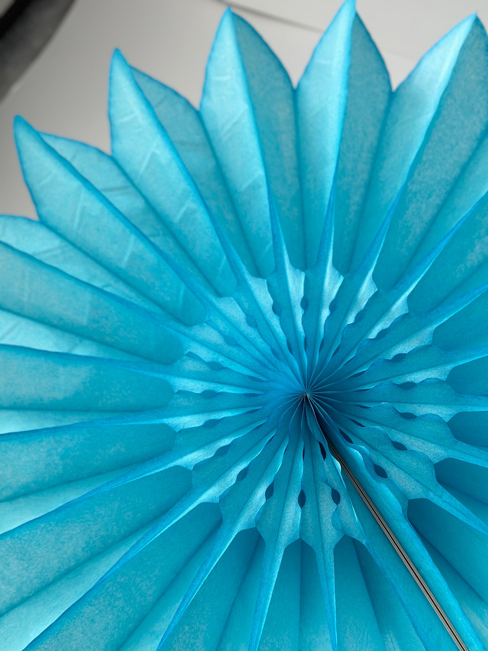 Large Baby Blue Paper Fan: Wedding, Party Decoration (26") - Etsy
