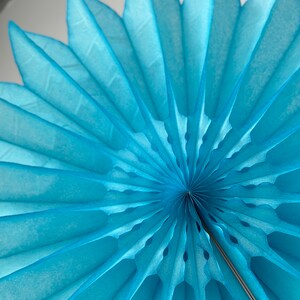 Large Baby Blue Paper Fan: Wedding, Party Decoration (26") - Etsy
