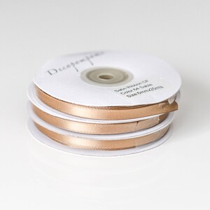 Sable / Tan Colour Double Sided Satin Ribbon Gift Wrap Satin Ribbon - Etsy