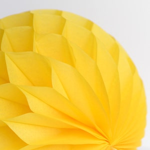 Buttercup Paper Honeycomb Ball | Dark Yellow - Birthday Party Decor ...