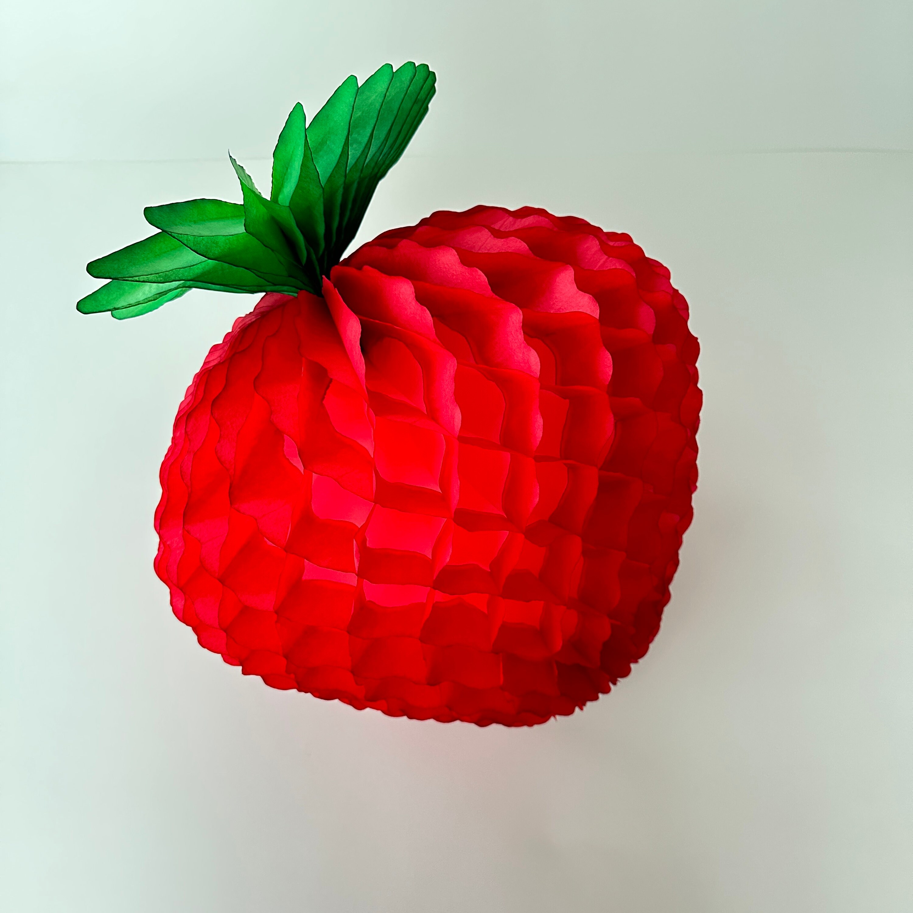 Paper Strawberry Honeycomb Decoration: Berry Sweet Party Decor (39cm ...