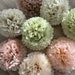 Paper Pom Pom Set of 16 | Blush, Neutral and Pale Mint Tissue Paper Pom ...