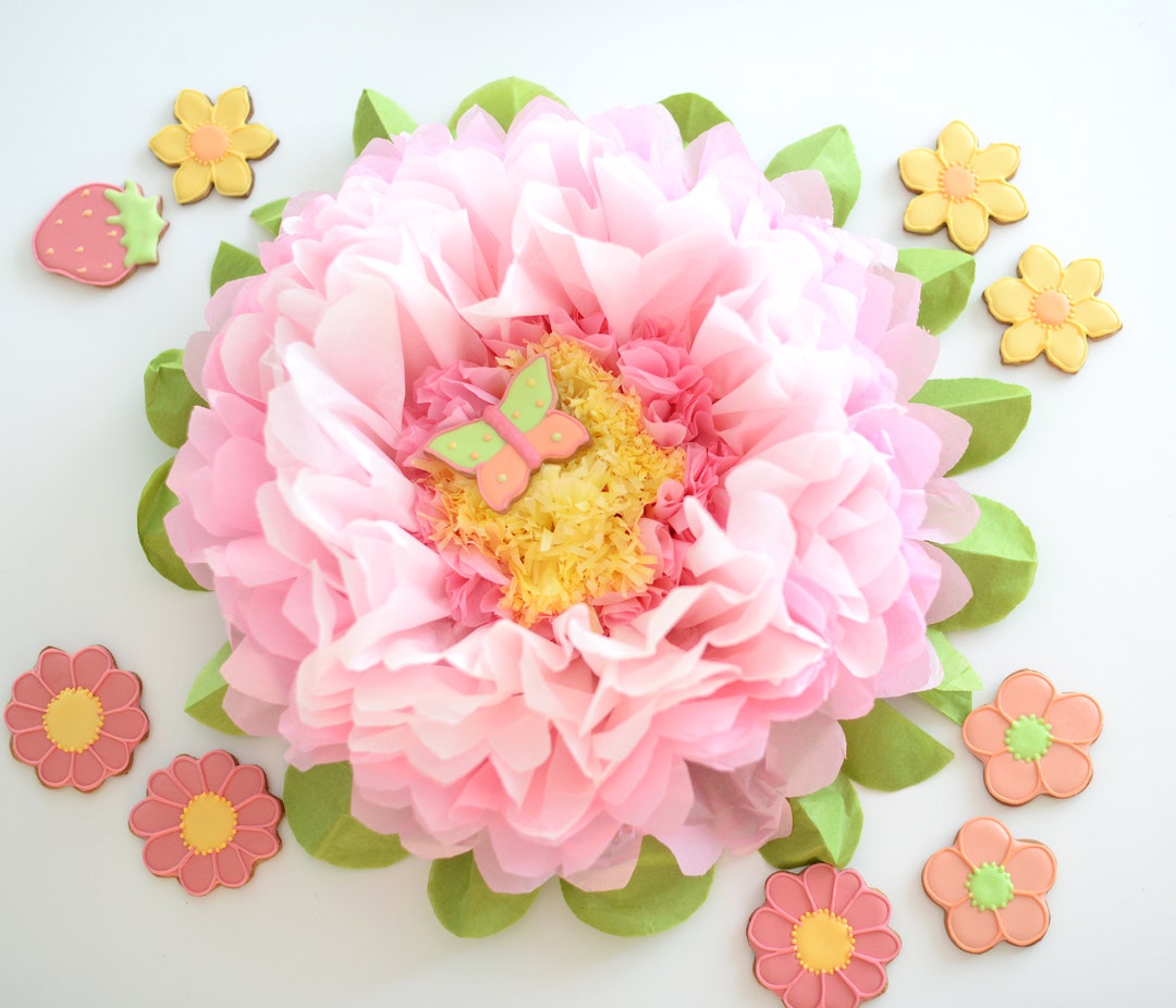 Large Pink Paper Flower Set of 3 Paper Party Decorations for Wedding ...